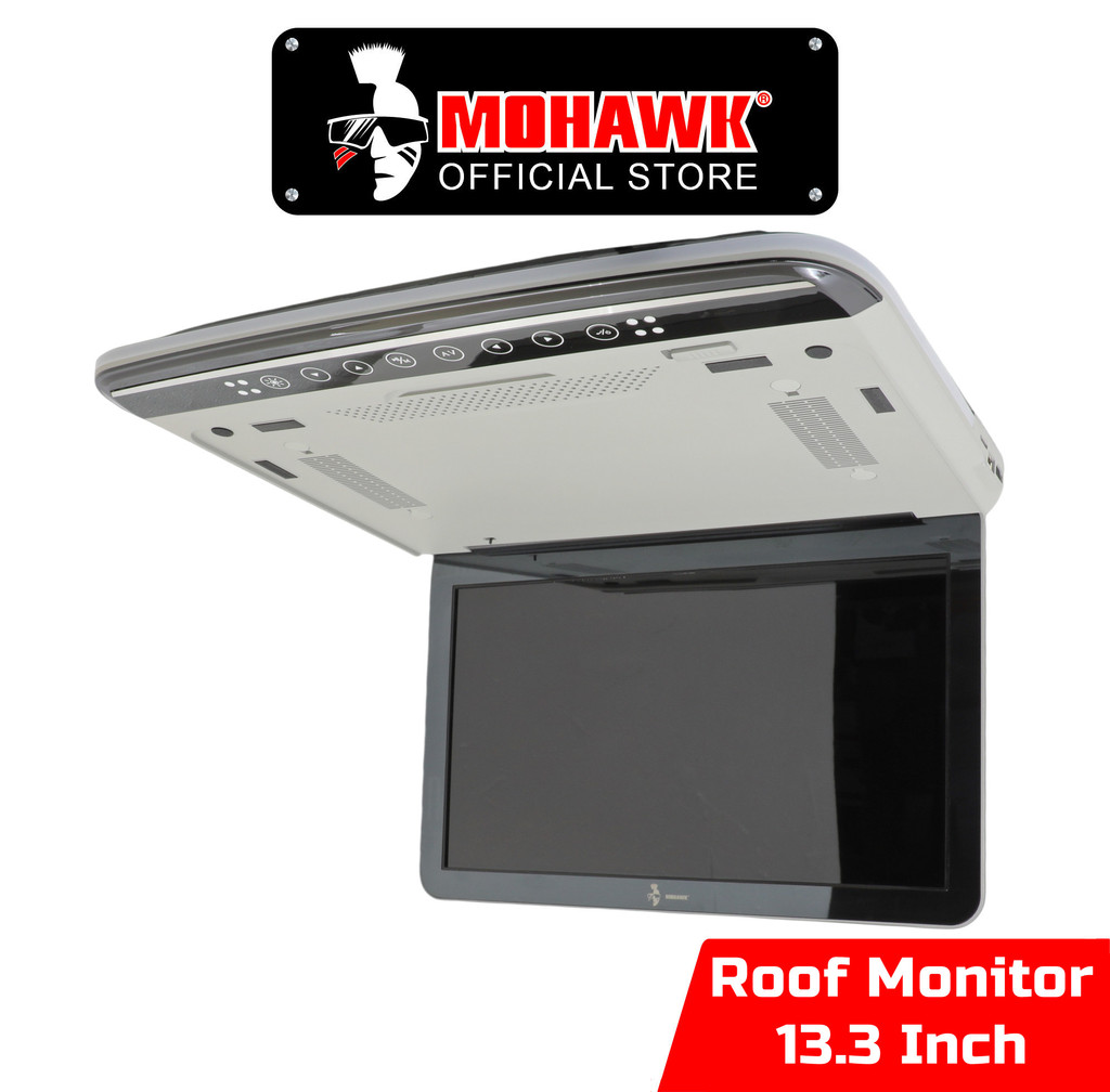 Mohawk 13.3 inch Slim Roof Top Monitor 16 : 9 Wide Screen Car IPS ...