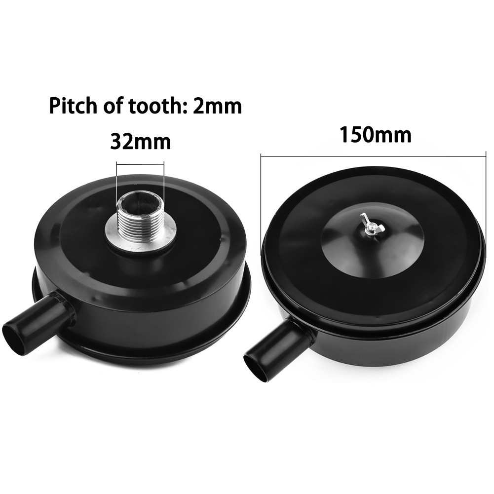 YAFEXHM 】 Compressor Male Threaded 32mm Air Intake Silencer Filter ...
