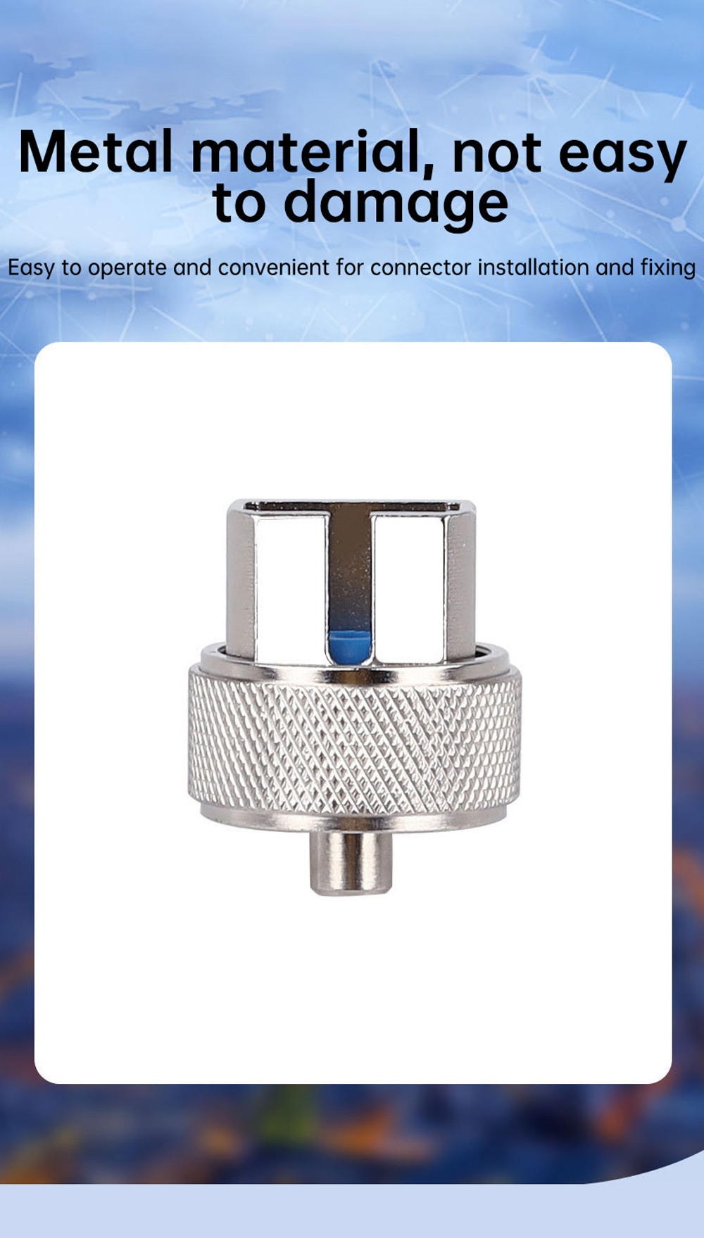 ZOERAX OTDR Fiber Optic Adapter SC Square Connector Optical Time Domain ...