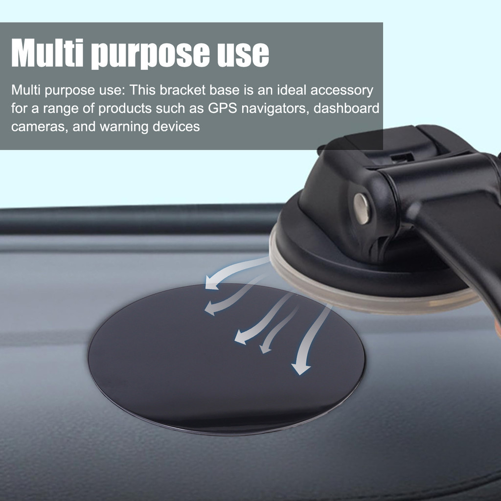 Universal Portable Double Sided Adhesive Pads Sticky Dash Cam Mounting ...