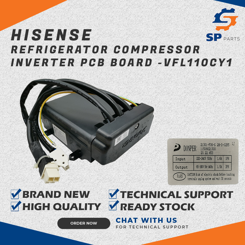 HISENSE REFRIGERATOR COMPRESSOR INVERTER PCB BOARD - VFL110CY1 | Shopee ...