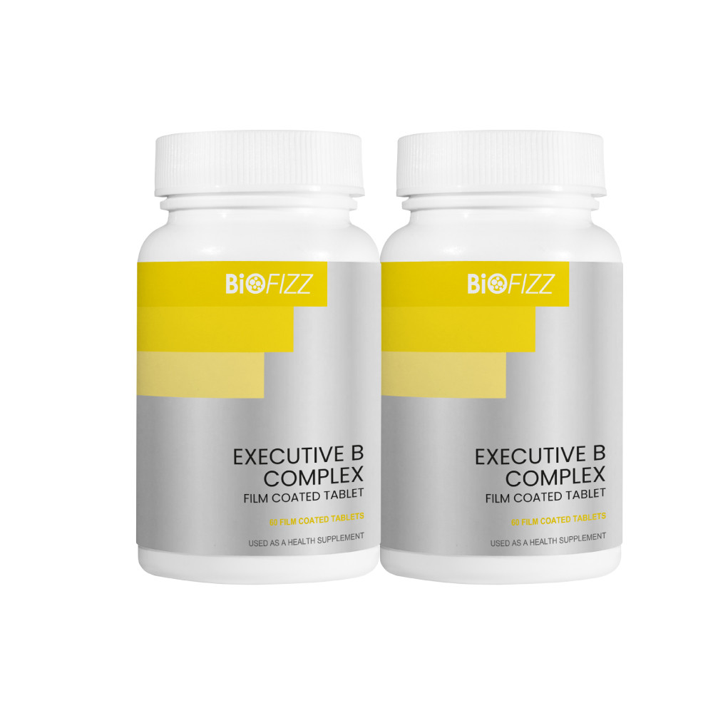 BIOFIZZ Executive B Complex Film Coated Tablet 60's x2 - Supplement ...