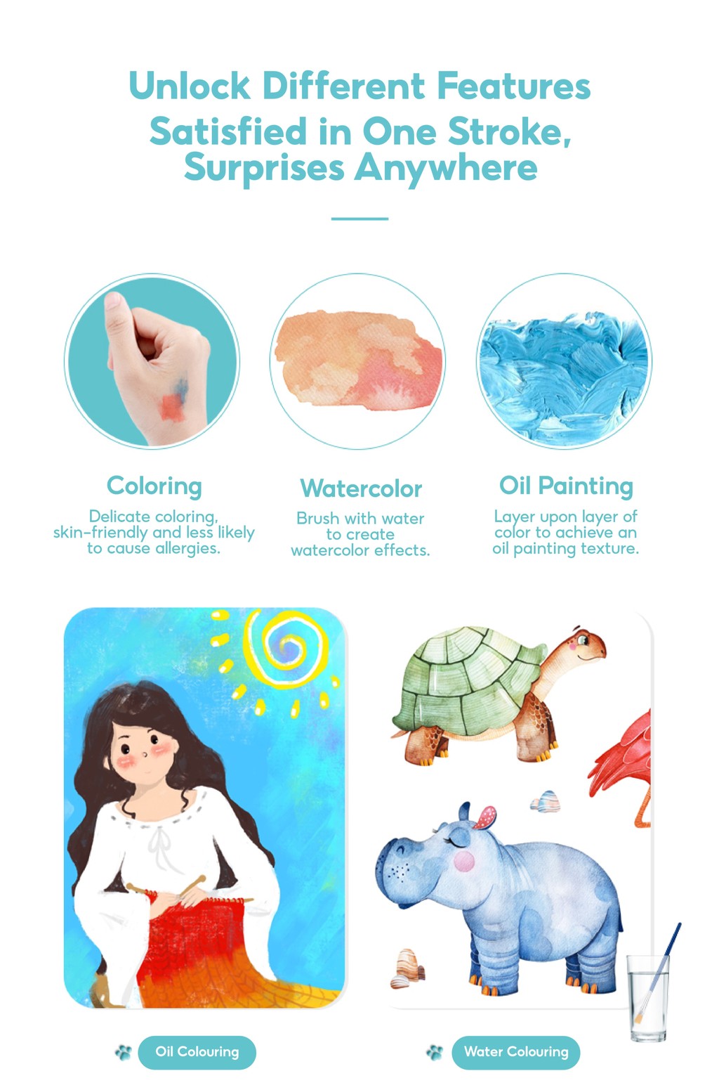 Deli Twist Crayon Pen Non Dirty Non Toxic Washable Painting Colouring ...