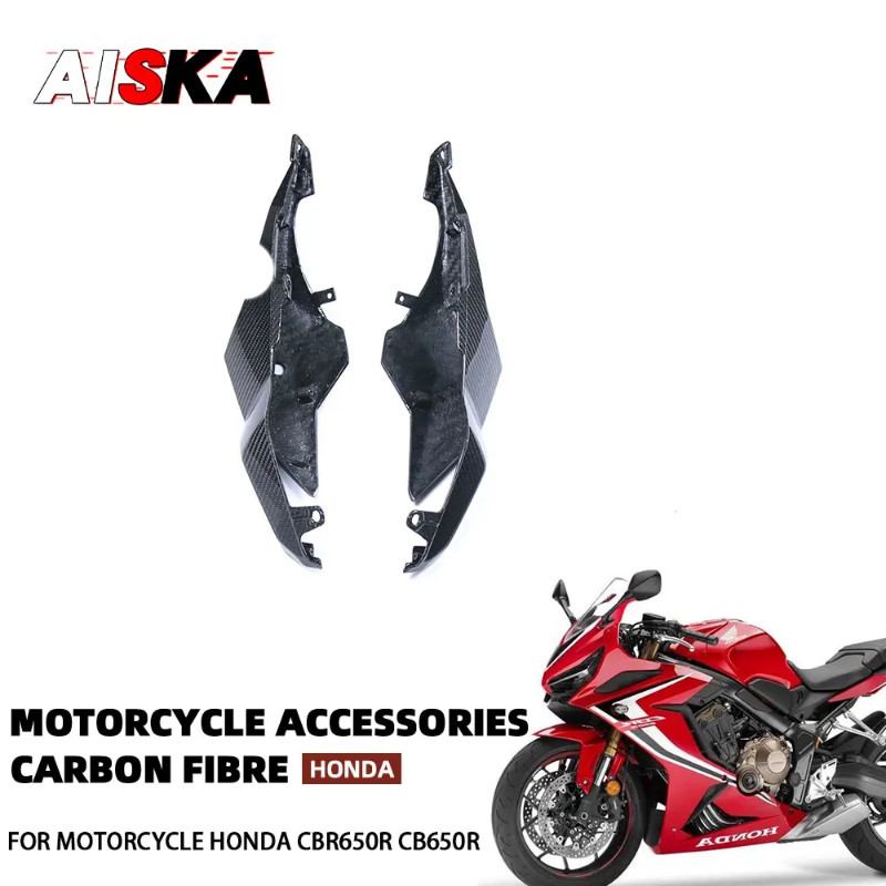 For HONDA CBR650R CB650R 100% Carbon Fiber Motorcycle Tail Side Cover ...