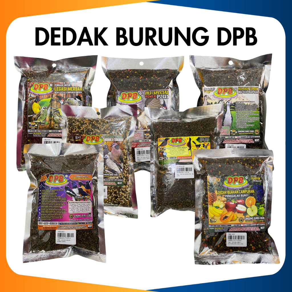 [300G] DEDAK BURUNG JENAMA DPB | MAKANAN BURUNG | TERKUKUR | MERBAH ...