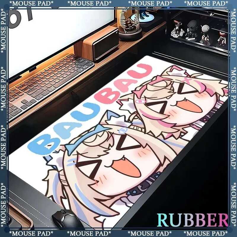 Oversized Hololive popular virtual artist FUWAMOCO mousepad anime girl ...