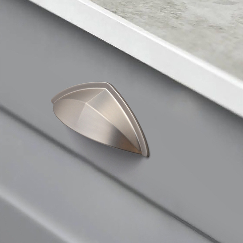 Modern Minimalist Chest Of Drawer Handle Shell Shape Cabinet Handle ...