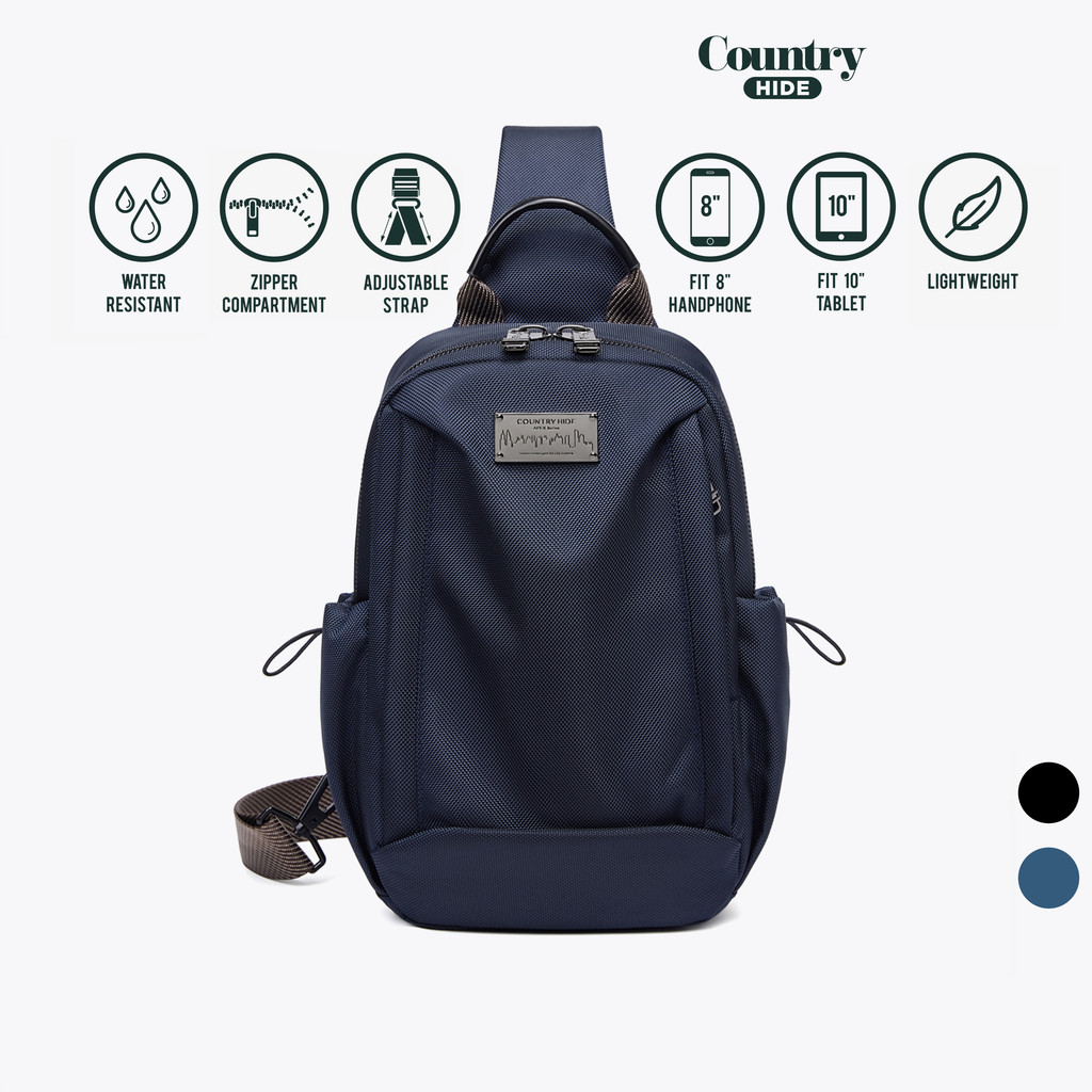 COUNTRY HIDE APEX Water Resistance Crossbody Chest Bag wit Detachable ...