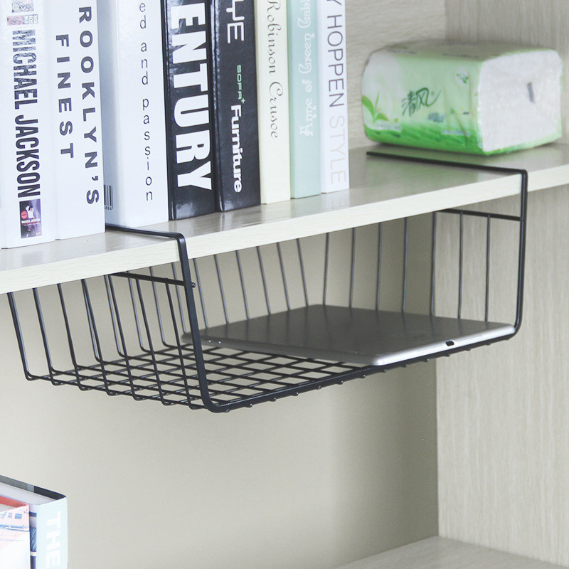 Under Table Basket Multipurpose Drawer Hanging Storage Kitchen Pantry ...