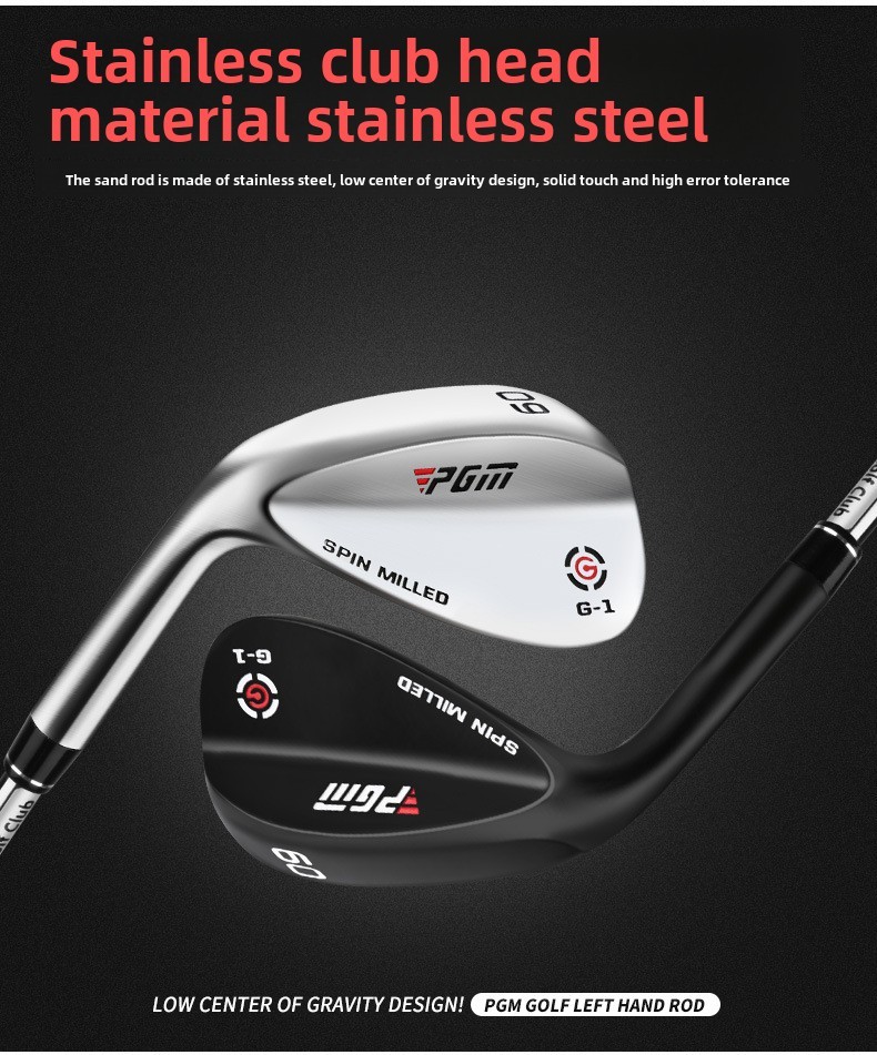 PGM SG002 Golf Club Men's and Women's Left Hand Shaft Sand/Cut Shaft 56 ...