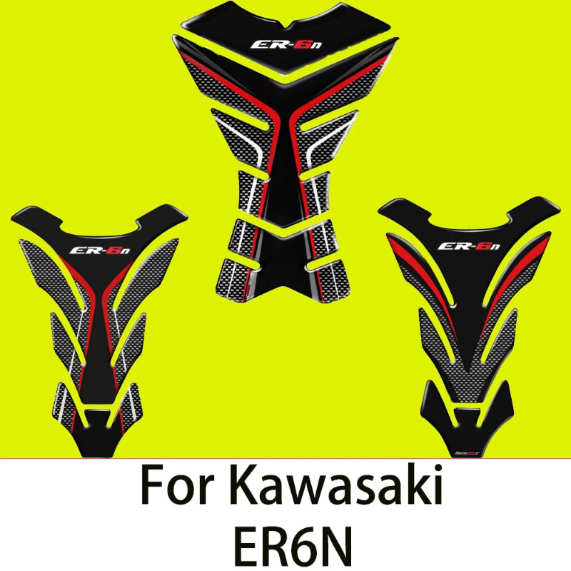 3D Motorcycle Stickers Tank Pad Sticker Protector Decals Case Carbon ...