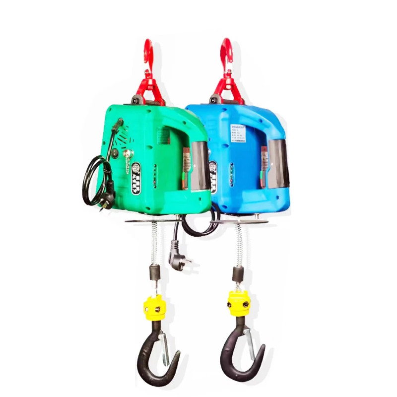 Portable Electric Hoist Household Portable Crane Hand Winch Pull Block ...