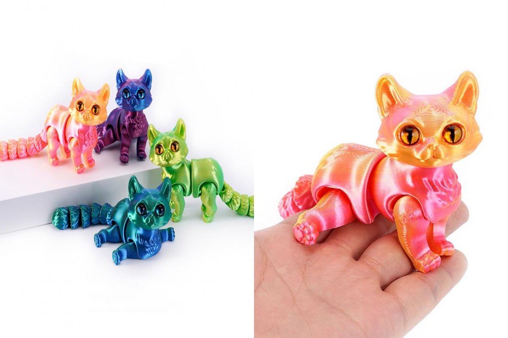 greensea| High-quality Pla Cat Figurine Intimate Pet Time Ornament ...