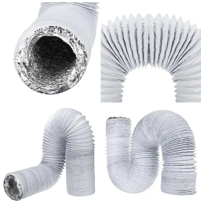 150mm 6 inch Ventilator Pipe PVC Aluminum Tube Air Ventilation Pipe ...