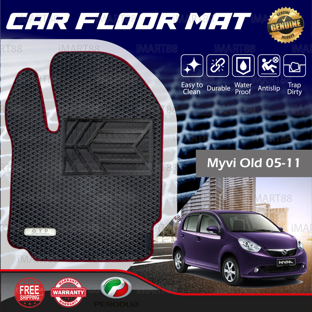 Perodua Myvi Old 2005 -2011 Car Floor Mat Variation Color Carpet Front ...