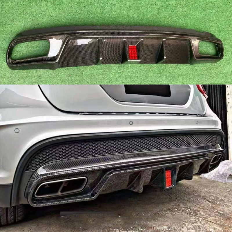 For Mercedes Benz GLA Class X156 GLA45 2016-2019 Carbon Fiber Car Rear ...