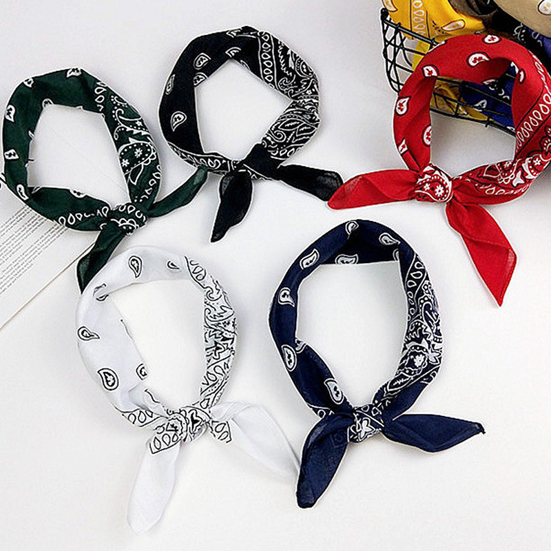 STYLE STAPLE 💥 55x55cm Hip Hop Square Scarf Bandana Style Turban ...