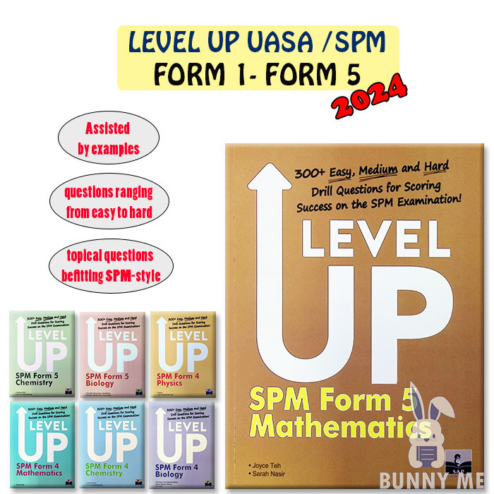 [BUNNY] 2024 Workbook : SAP Publications Level Up UASA / SPM Form 1-5 ...