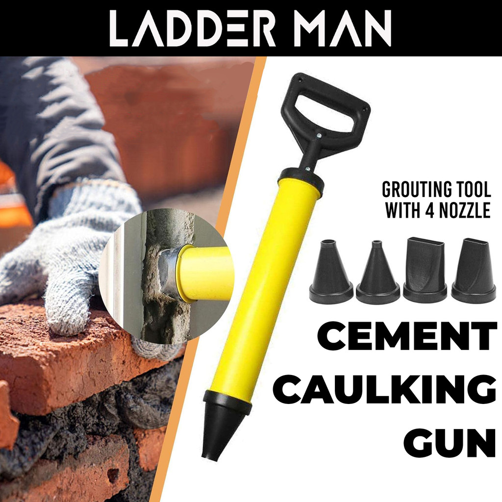 Caulking Gun Cement Lime Pump Grouting Mortar Sprayer Applicator Tool ...