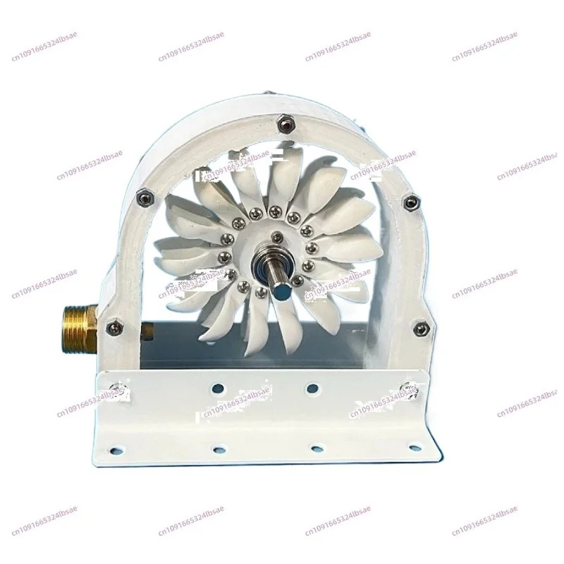 100-300W 500-4000RPM Pelton Wheel Impulse Pelton Turbine with Adapter ...