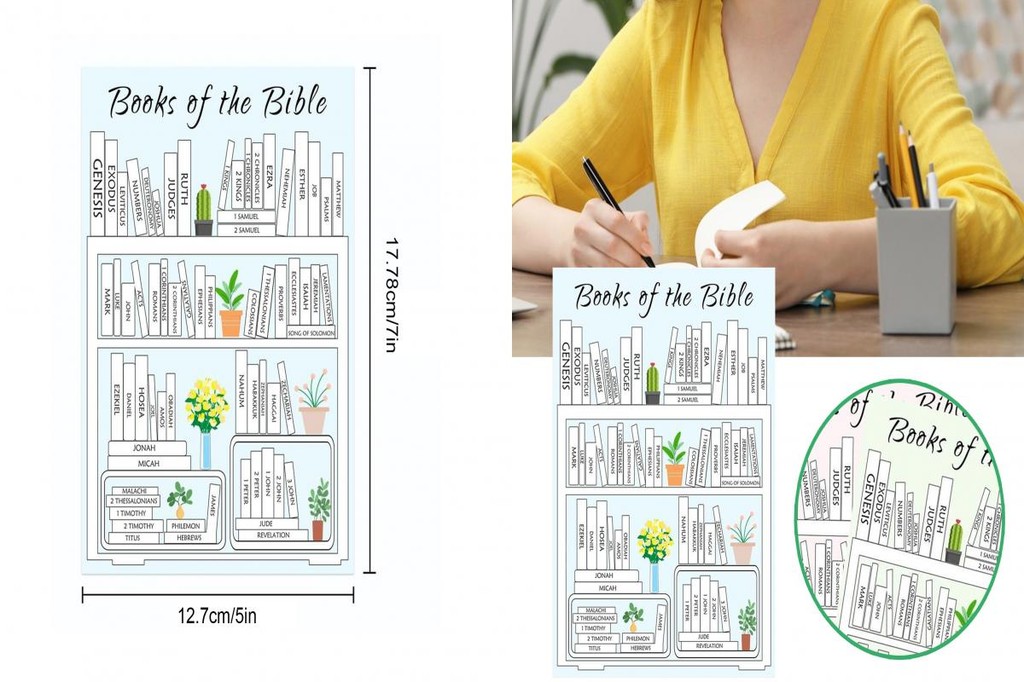 Cardboard Bible Stickers Tracking Labels Christian Bible Book Stickers ...