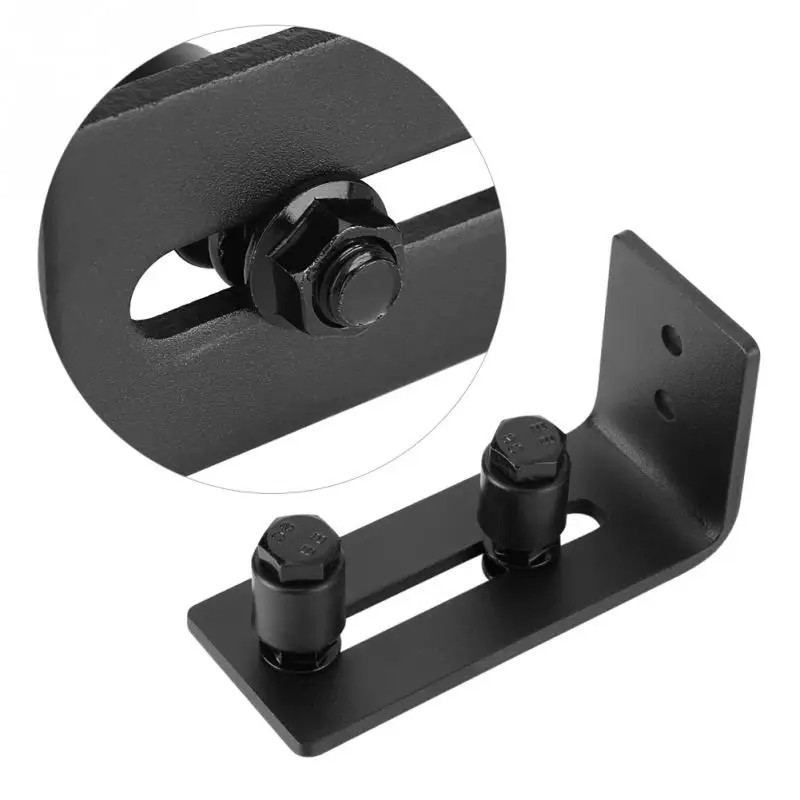 Adjustable Carbon Steel Door Guide Wall Mount Sliding Barn Door Bottom ...