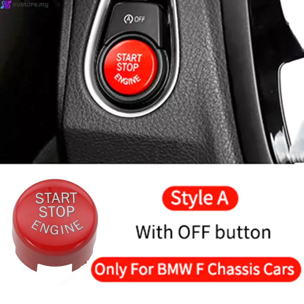 [Super] Premium Red Black Push Start Button Replacement for BMW F10 F20 ...