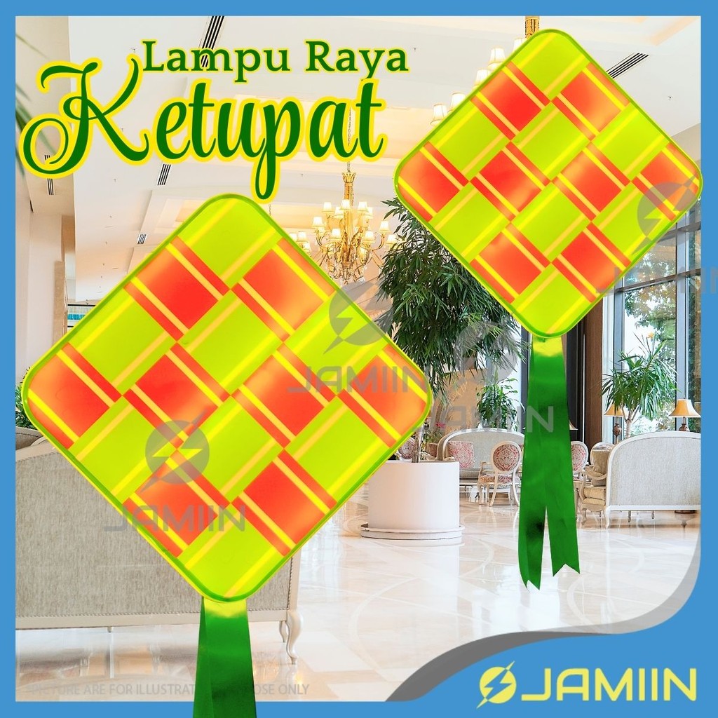 2025 Lampu Ketupat Besar Warna Warni Lampu Liplap Lampu Raya Aidilfitri ...