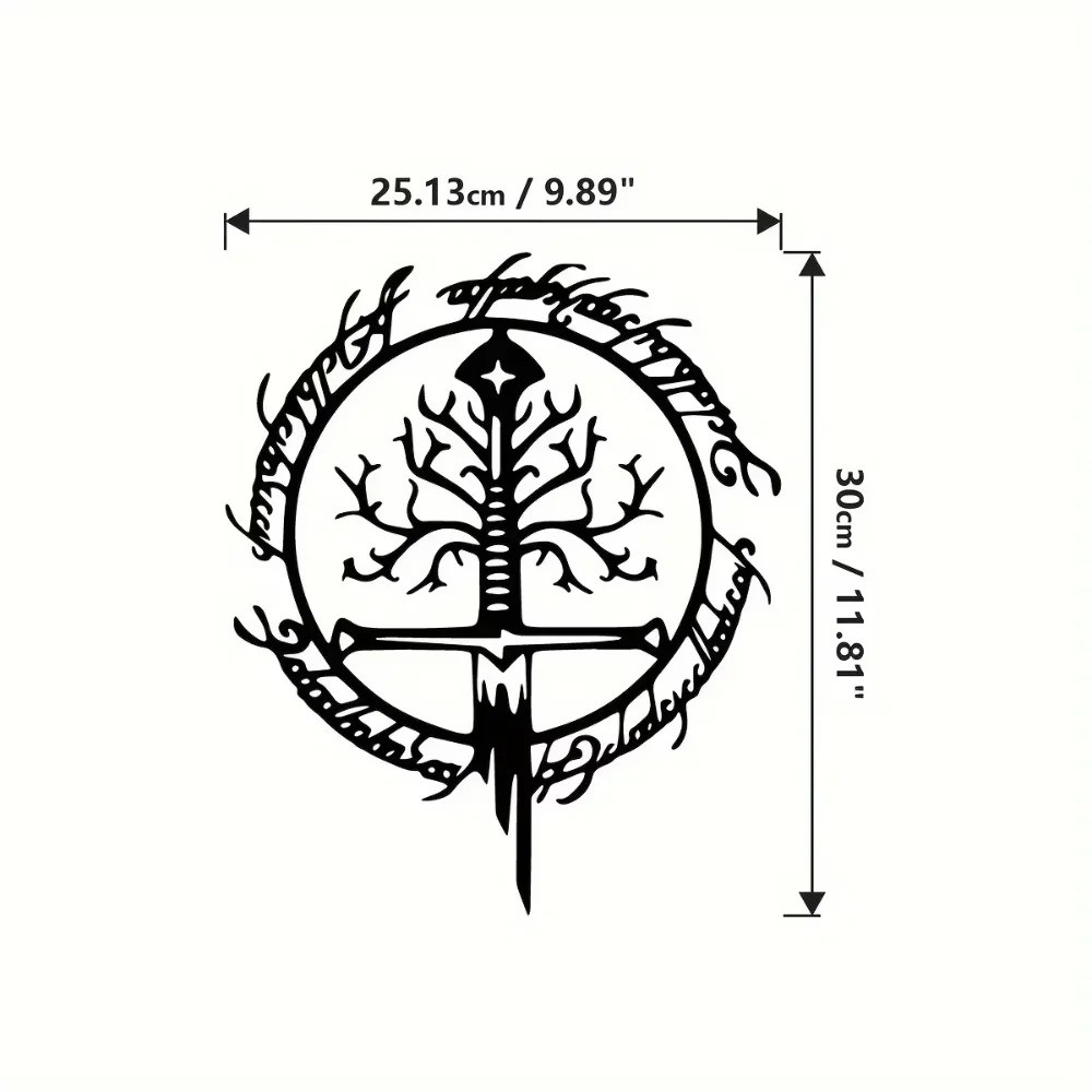 The Lord of the Rings - Inspired Iron Oath Metal Wall Art: A Stylish ...