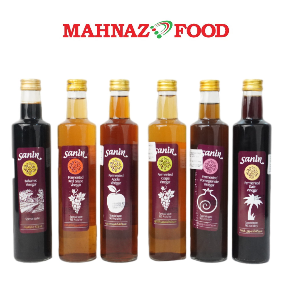 Mahnaz Food Sanin Fermented Red Grape Vinegar 500ml | Cuka Anggur Merah ...