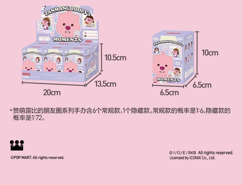 POPMART ZANMANG LOOPY series pop mart official Spring Festival Gift art ...