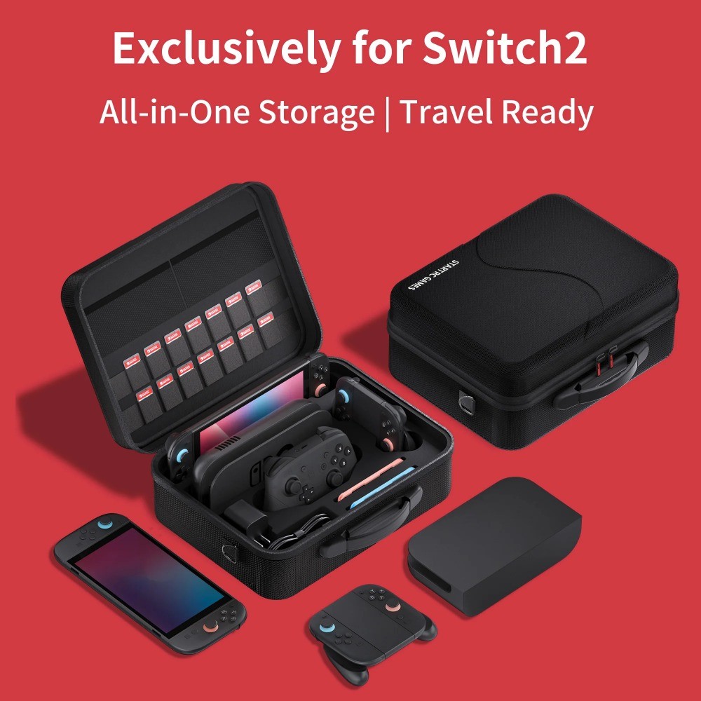 Large Capacity Full Set Storage Bag For Nintendo Switch 2 Portable Hand ...
