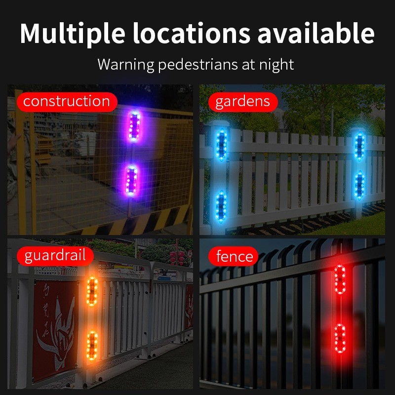 Universal Solar Night Warning Flashing LED Light - Cars Motorcycles ...
