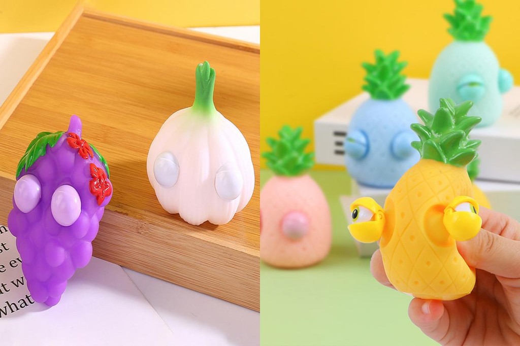 BN Vegetable Squeeze Toy Kids Squeeze Toy Stress Relief Squeeze Toy Set ...
