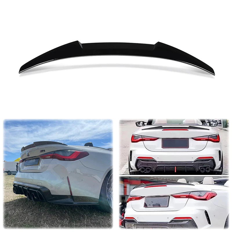 M4 Style High Quality ABS Car Rear Spoiler Wing For BMW G23 M440i G83 ...