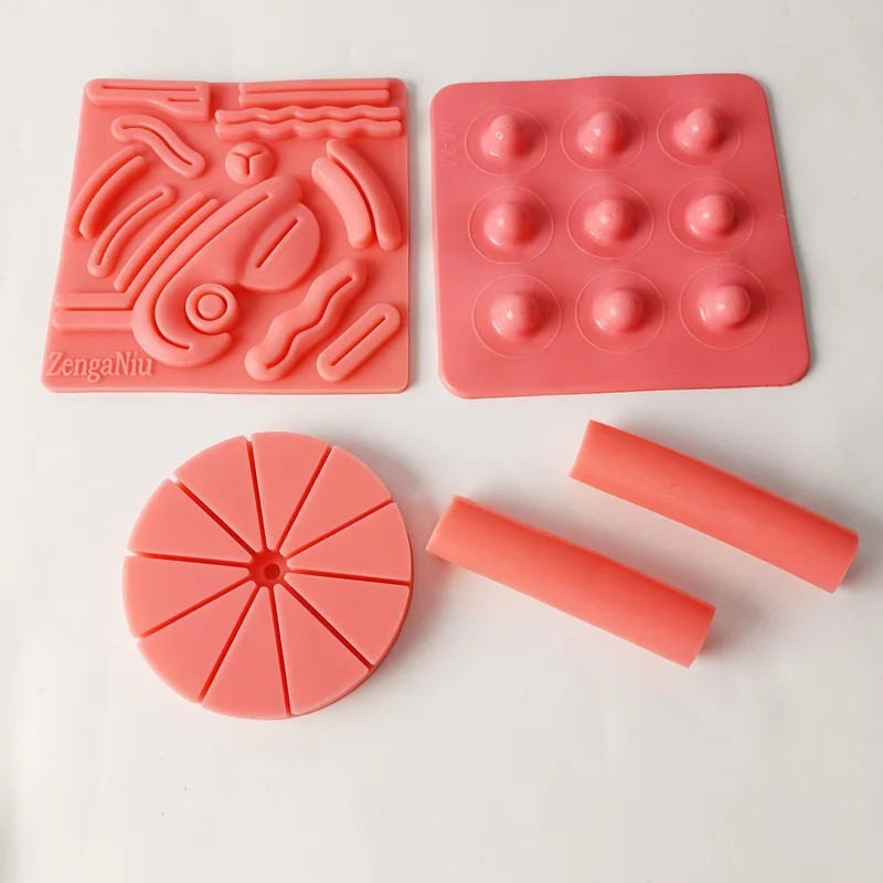 Surgical Anti-True Laparoscopic Simulation Training Suture Kit Pad ...