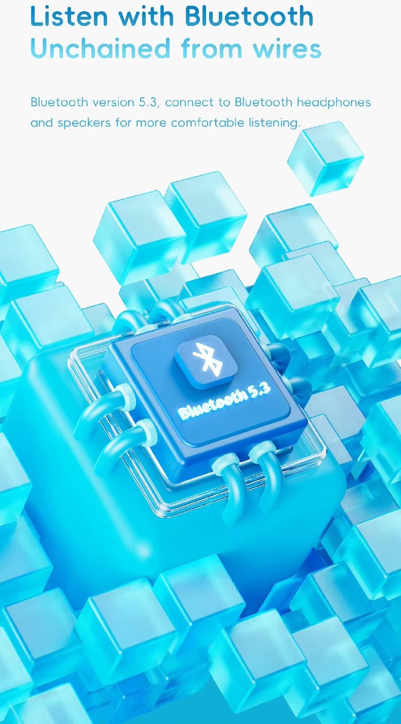 Snow Sky Echo Mini: HiFi Bluetooth MP3 Music Player, 15 Hours Playback ...