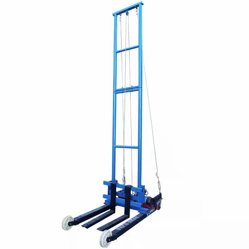 4 M Electric Brick Loading Machine Multi-function Lifter Straight Lift ...