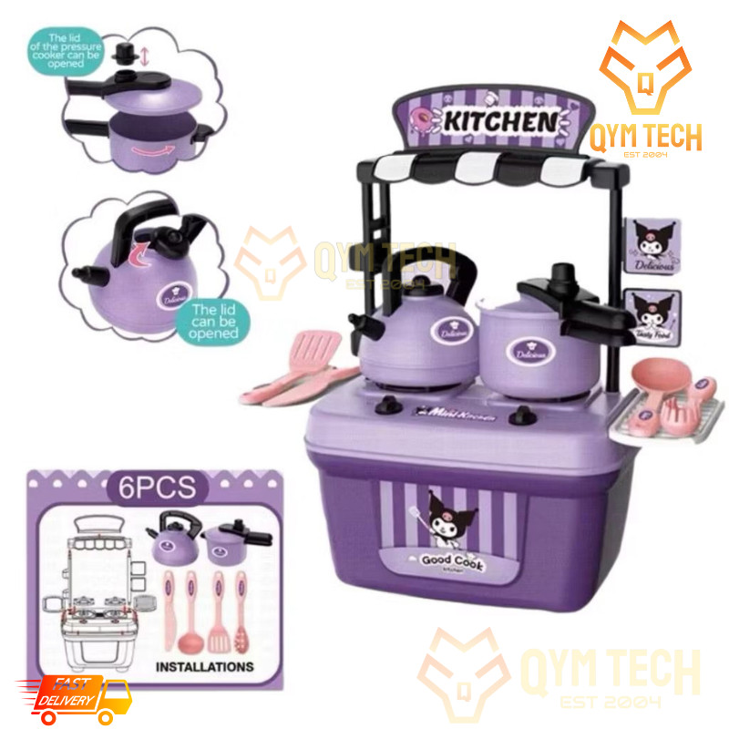 Kuromi Kitchen Cooking Set | Shopee Malaysia