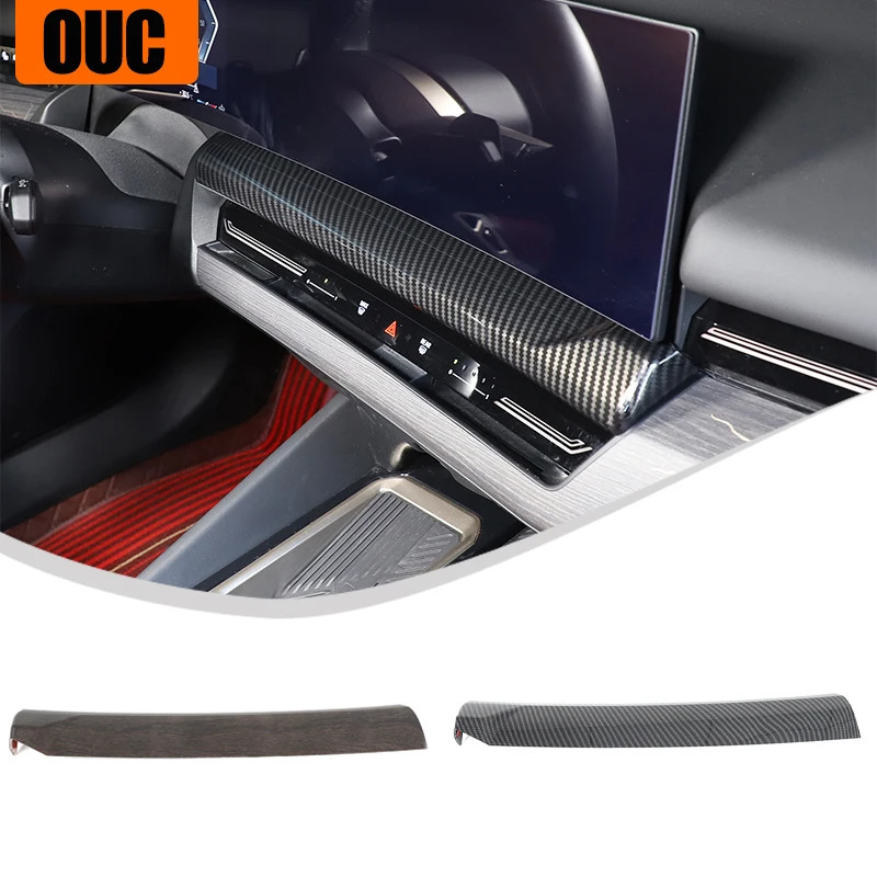 For BMW 5 Series G60 2024 2025 ABS Carbon Fiber Car Center Control ...