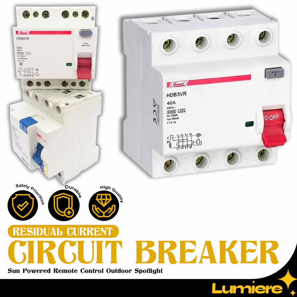Himel Euroguard Electrical Overcurrent Protection Breaker Switch ELCB ...