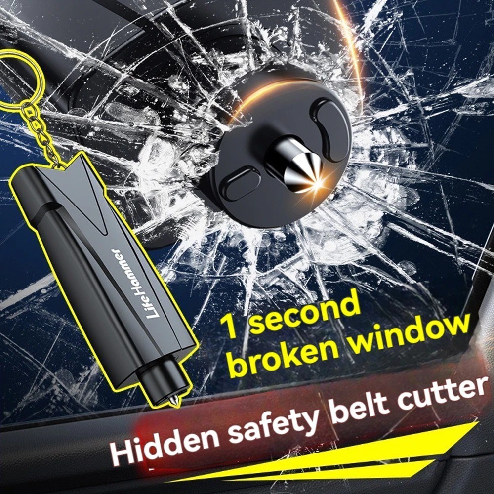 Car Window Breaker Multifunction Emergency Escape Device One Second ...