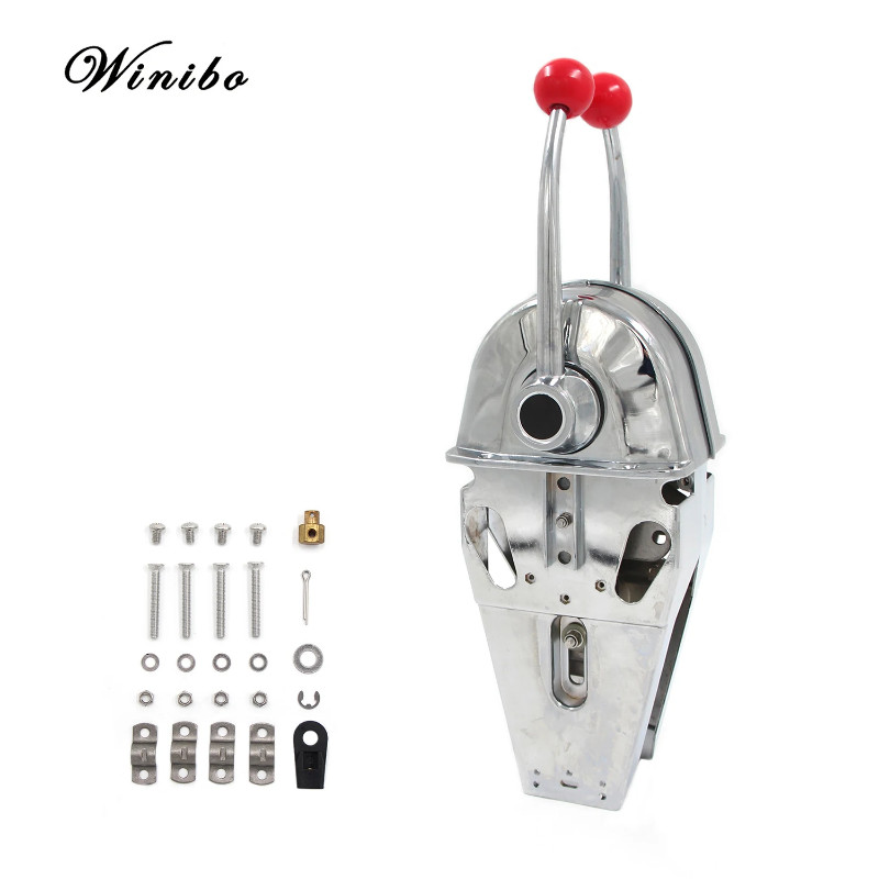 YK9D Dual Handle Control Lever Outboard Remote Diesel Engine Throttle ...