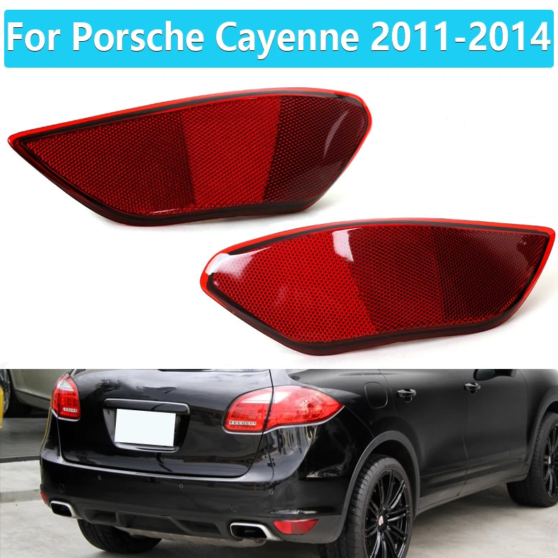 Rear Bumper Lamp For Porsche Cayenne 2011 2012 2013 2014 Car Red Rear ...