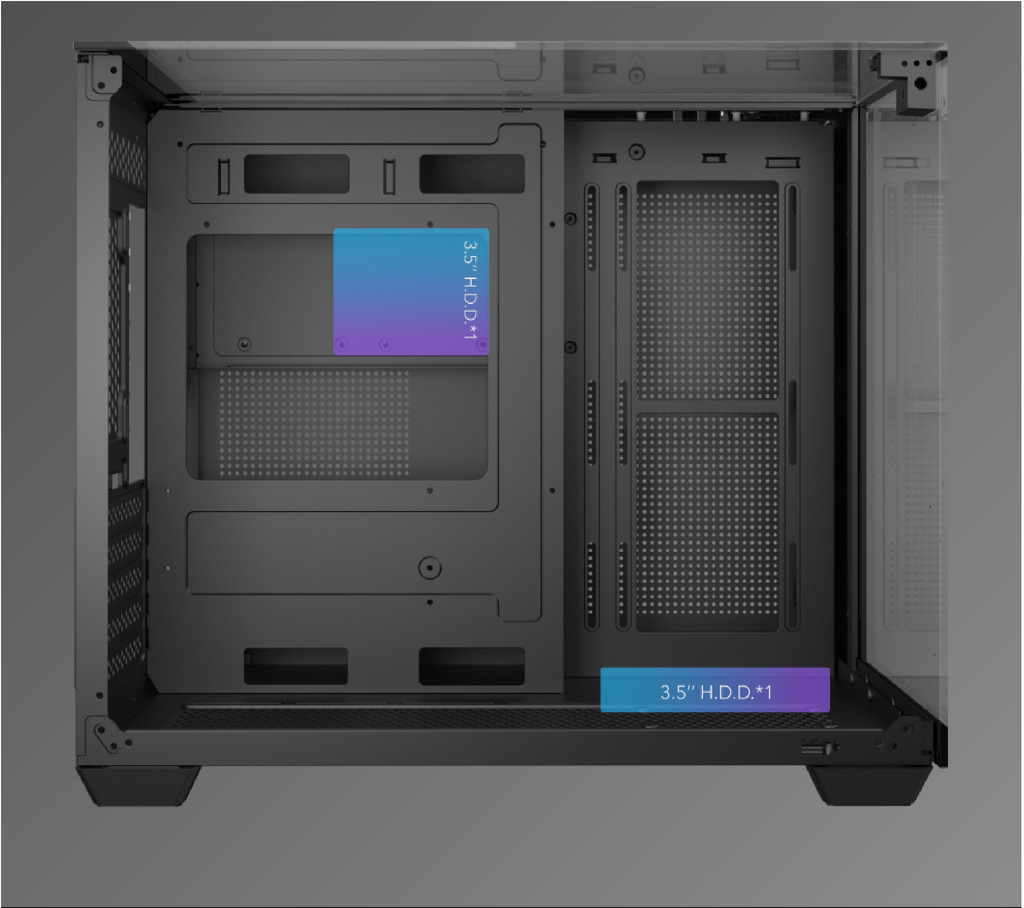 Aigo DarkFlash TH285M MATX PC Case - BLACK / WHITE | Shopee Malaysia