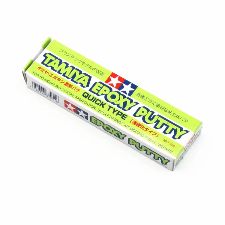 Tamiya Hobby AB Epoxy Putty Quick Type Smooth Surface DIY Military Tank ...