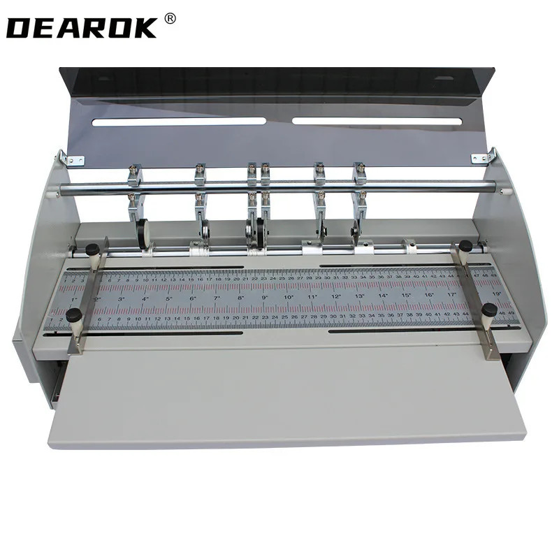 Upgrade H5000-1 New Electric Creasing Machine Dotted rice line flip ...