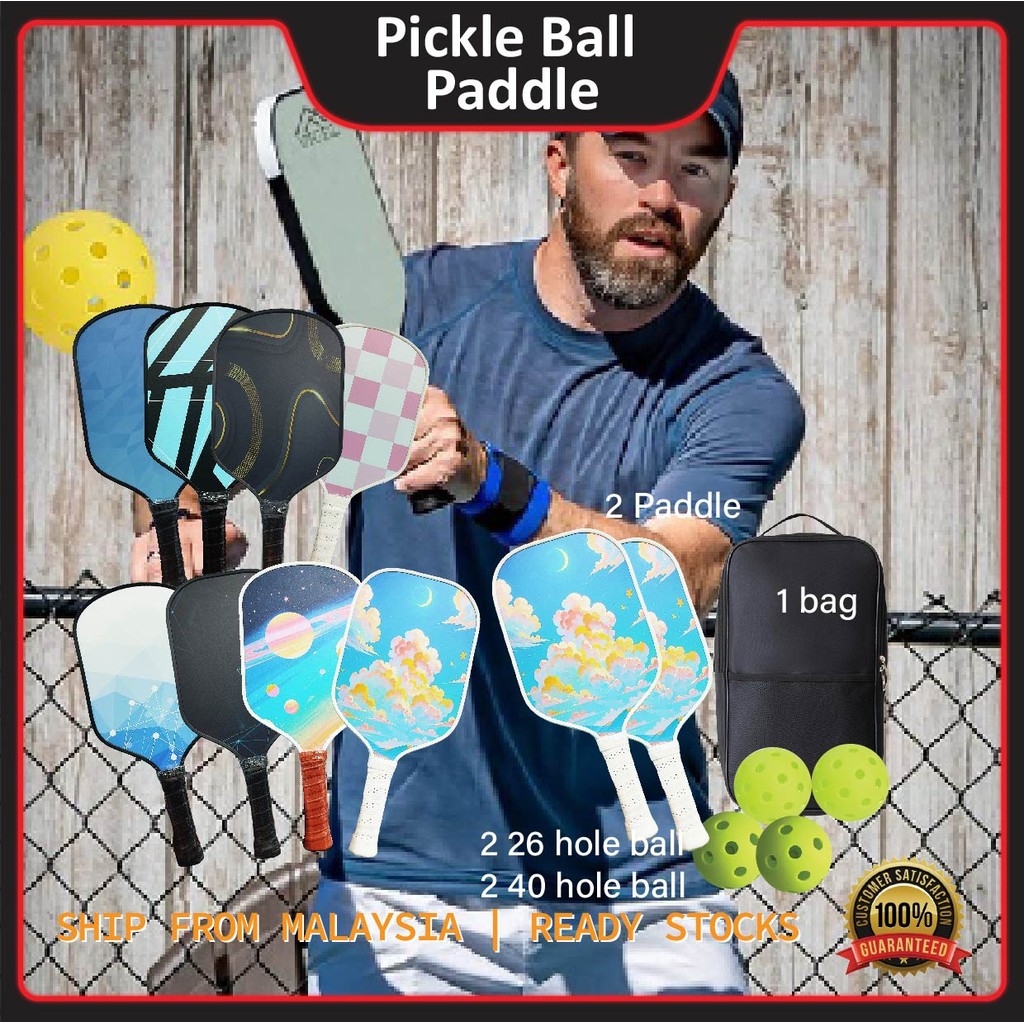 Pickle ball Paddle Racket Set USAPA Pickleball Racket Approved Carbon ...
