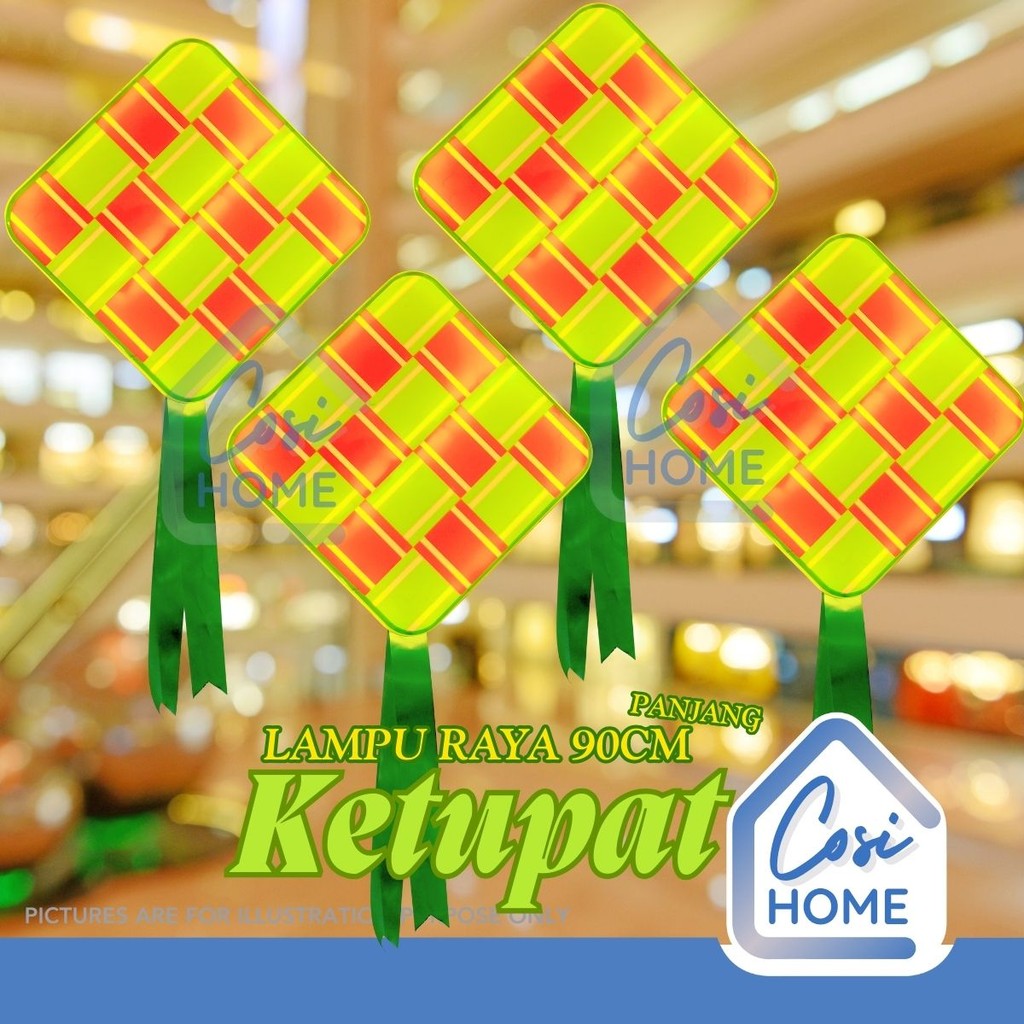 2025 Lampu Ketupat Besar Warna Warni Lampu Liplap Lampu Raya Aidilfitri ...