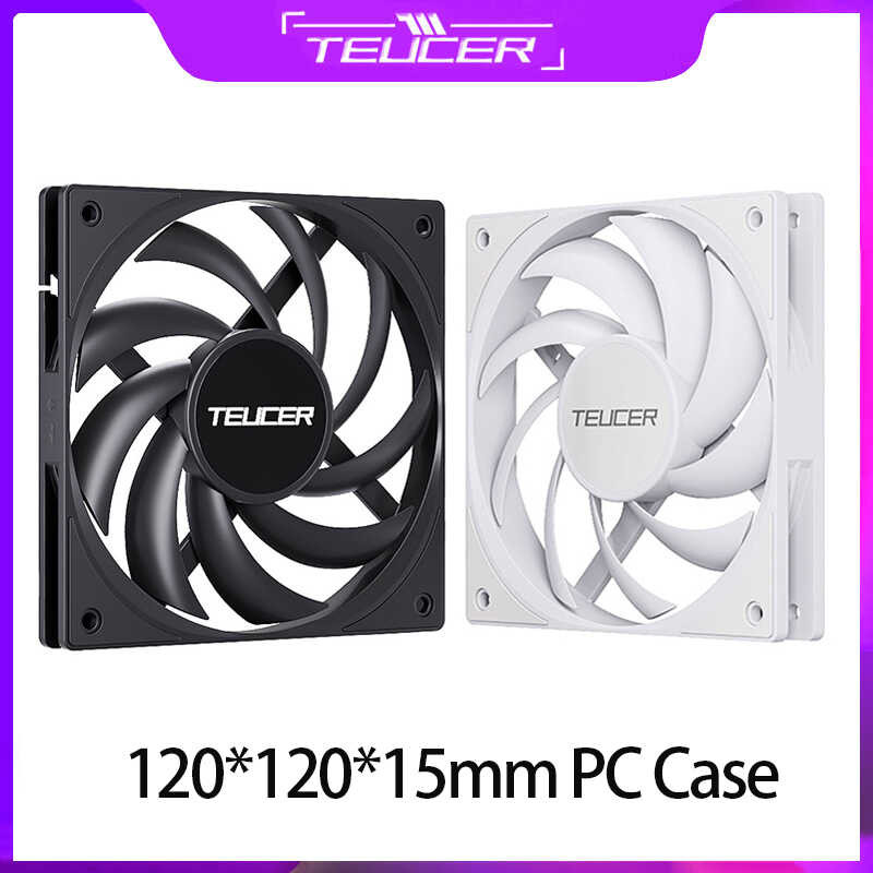 56 TEUCER 3 Ut-12015 120Mm 4Pin PWM 15Mm Ultrathin PC Chassis Fan 800-2400R Computer Case Coog ...